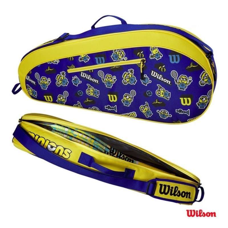 Jual Tas Tenis Wilson Minion 3r Blue Yellow 2023 Original Di Seller ...