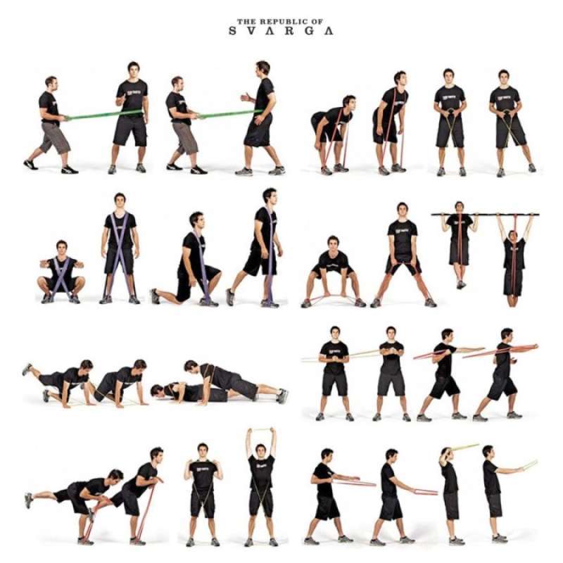 Jual Resistance Band Value Pack For Arms And Legs Workout Di Seller ...