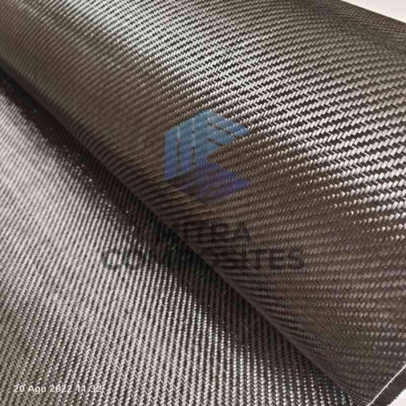 Jual Serat Kain Karbon Carbon Fiber Asli 3k Twill 200 Gsm Web Lock ...