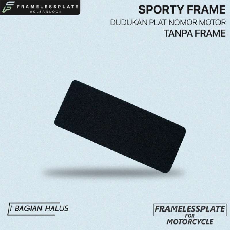 Jual Framelessplate Motor Dudukan Plat (clean Look) Bagian Plat Saja ...