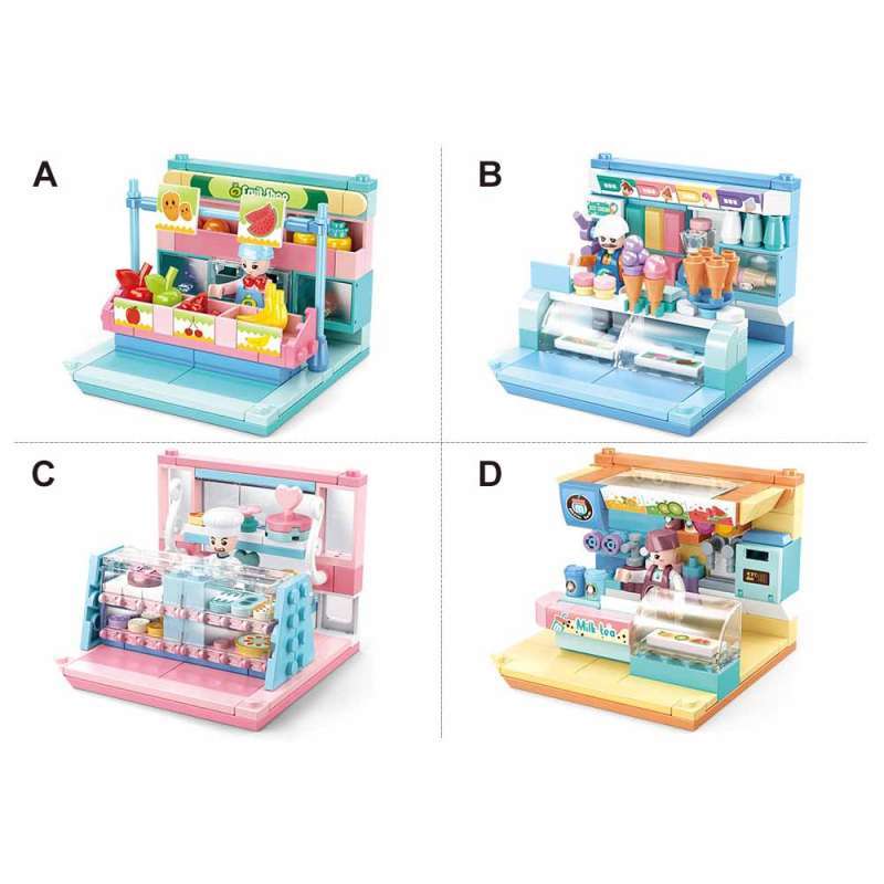 Promo Mainan Balok Sluban Mini Handcraft Rumah Rumahan Girl's Dream ...