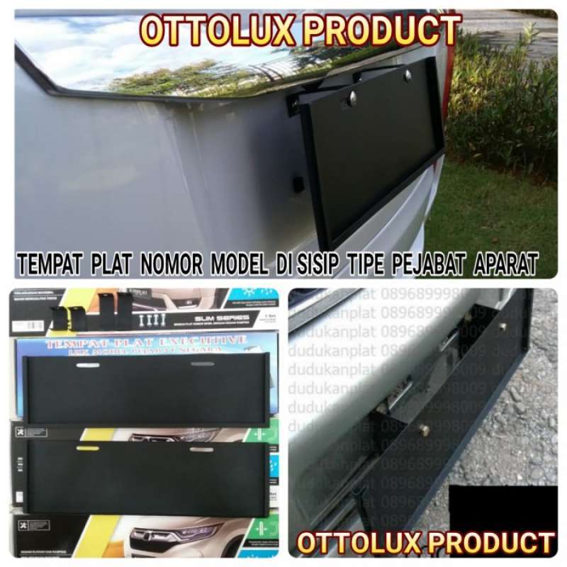 Promo New Tempat Plat Nomor Mobil Model Di Sisip. Bisa Cabut Pasang ...