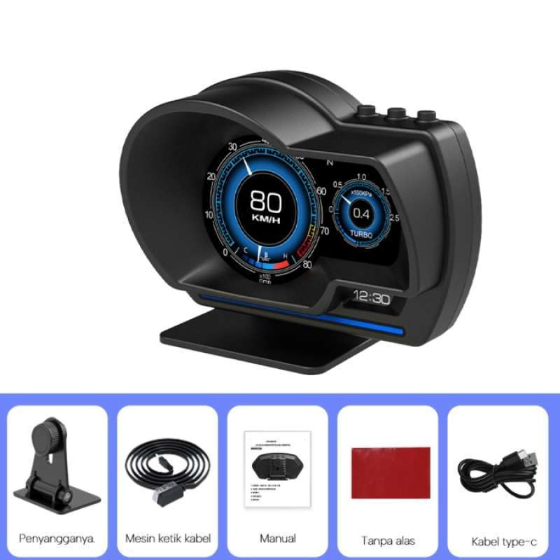 Jual Car Smart Gauge P6 Obd2+gps Smart Mobil Layar Display Sistem Hud ...