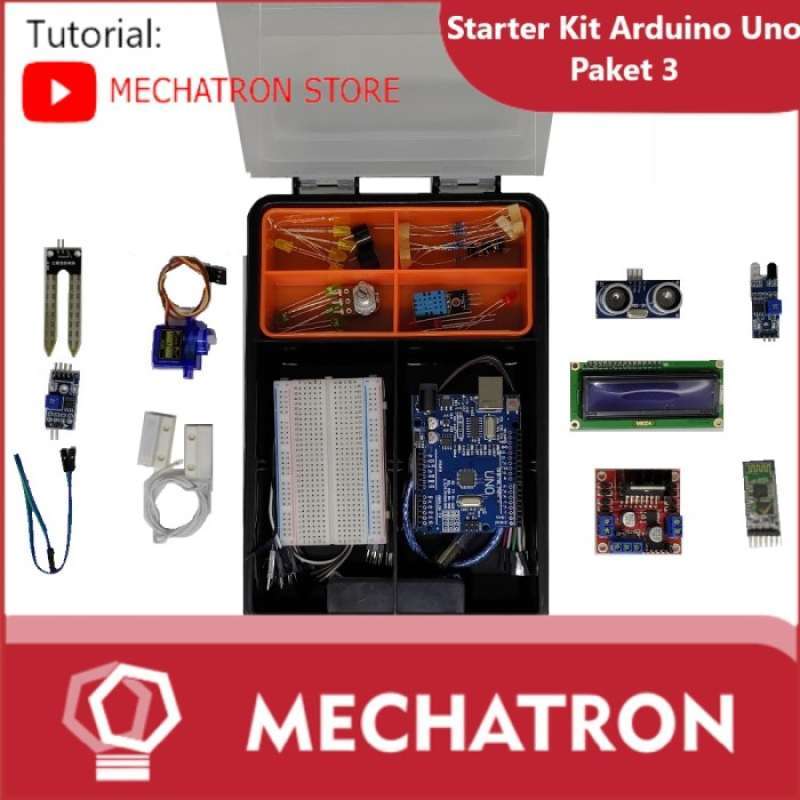 Promo Arduino Uno Starter Learning Kit Compatible Paket Belajar 3 Free Cd Diskon 23 Di Seller