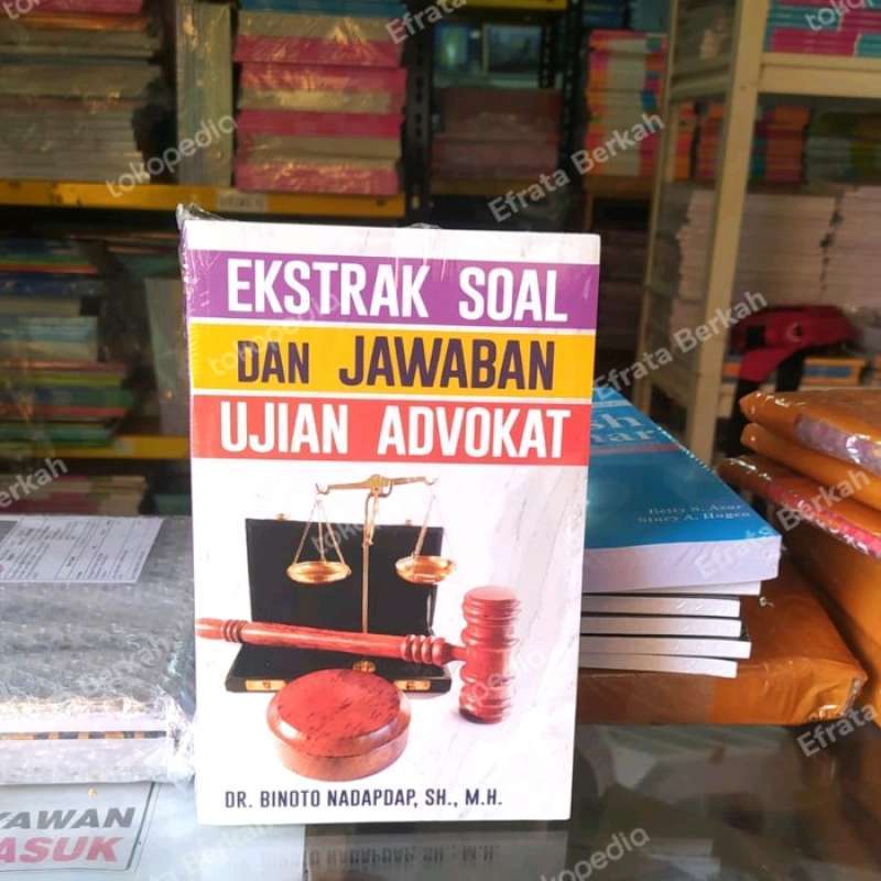 Promo Estrak Soal Dan Jawaban Ujian Advokat Binoto Original Diskon 23% ...