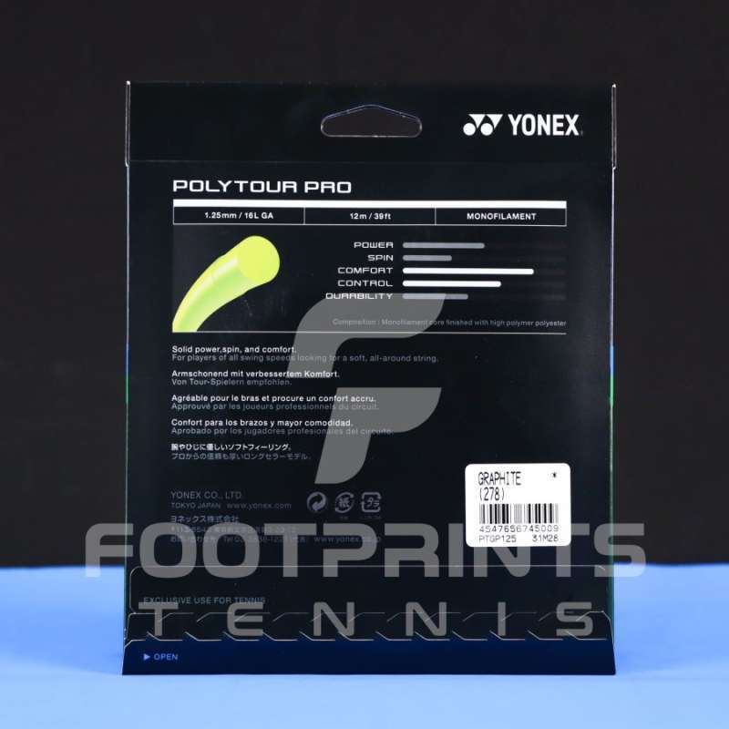 Jual Senar Raket Tenis Yonex Polytour Pro Tennis Strings Racket ...