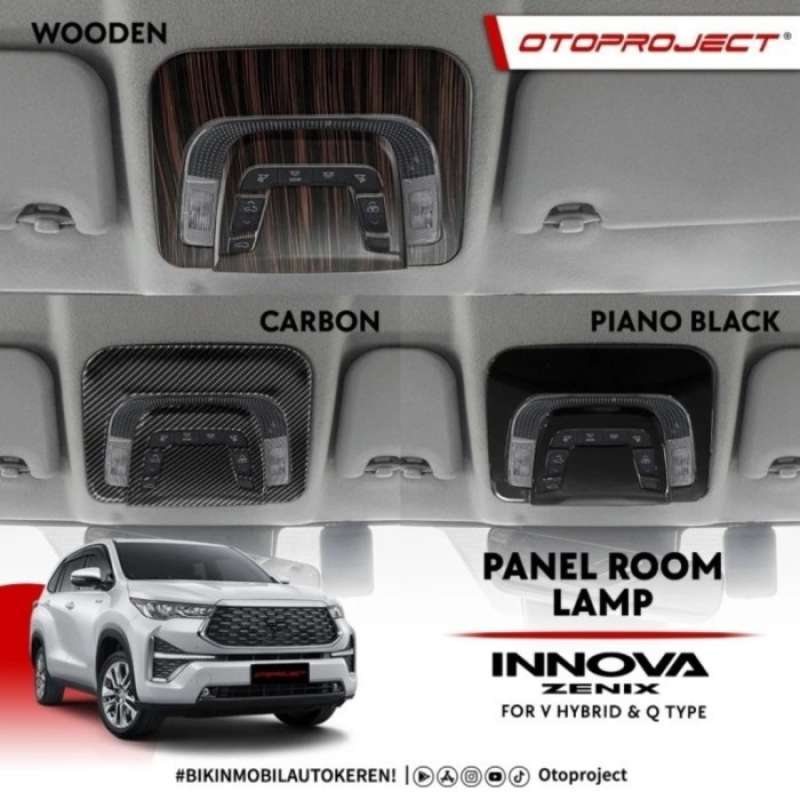 Jual Panel Front Room Lamp Plafon Depan Otoproject Innova Zenix V & Q ...