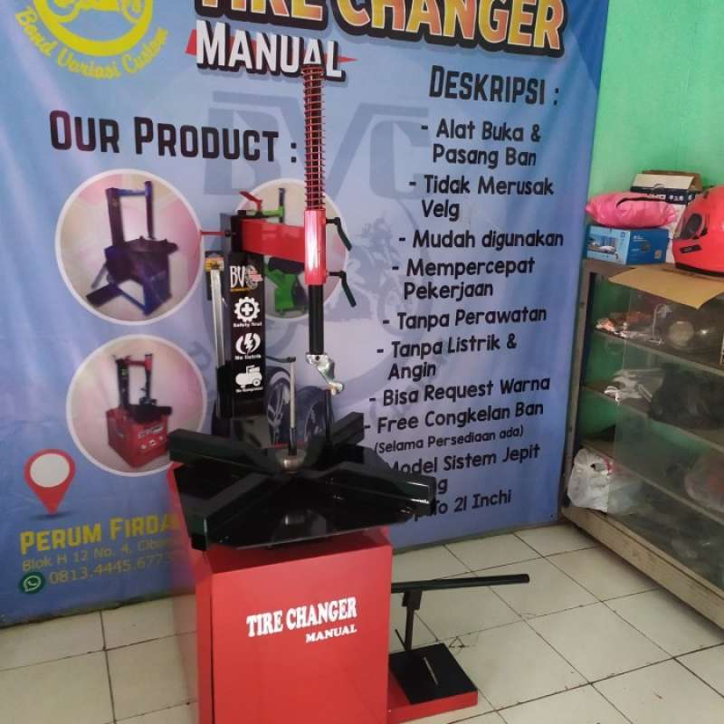 Jual Tire Changer Tyre Changer Alat Buka Ban Motor Dan Mobil Manual Di ...