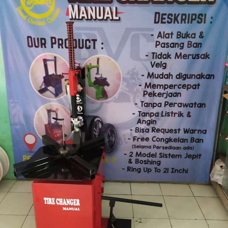 Jual Tire Changer Tyre Changer Alat Buka Ban Motor Dan Mobil Manual Di ...