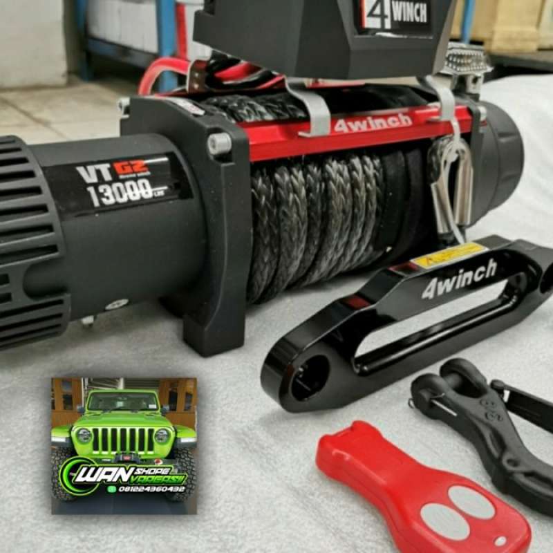 Jual 4 Winch G2 13000 Lbs 12volt Tali Sling Baja Di Seller Tombstone ...