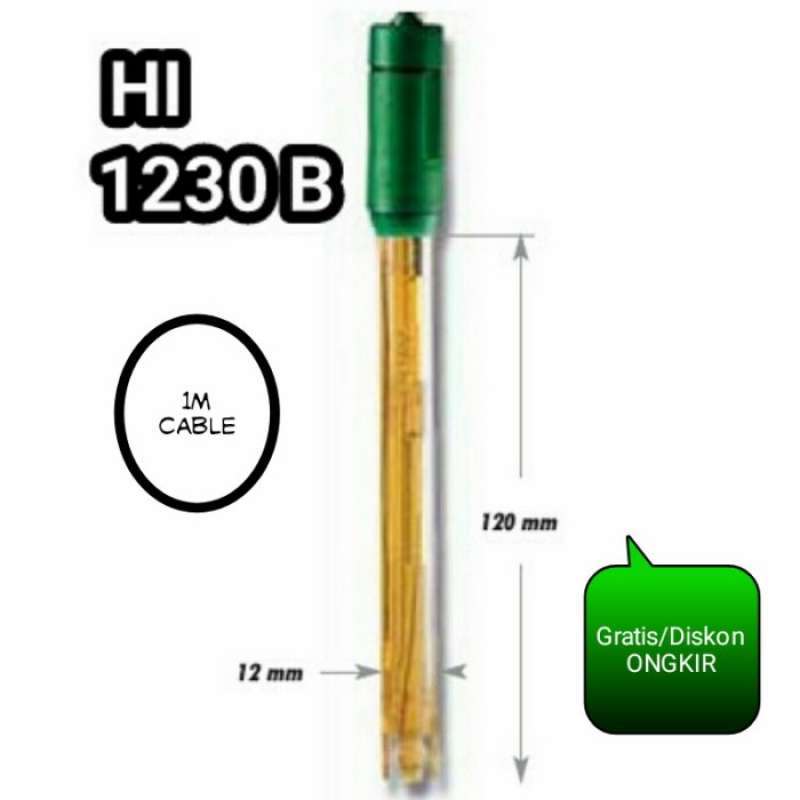 Promo Hanna Instruments Hi-1230b Ph Electrode For Field Use Diskon 23% Di Seller Leomord Store ...