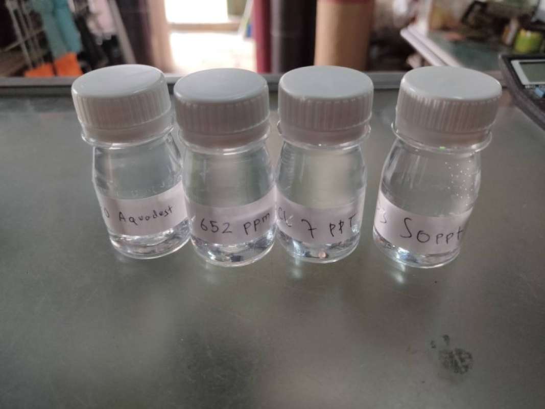 Promo Larutan Buffer Nacl 0/652 Ppm /7 Ppt /50 Ppt Kalibrasi Salinity ...