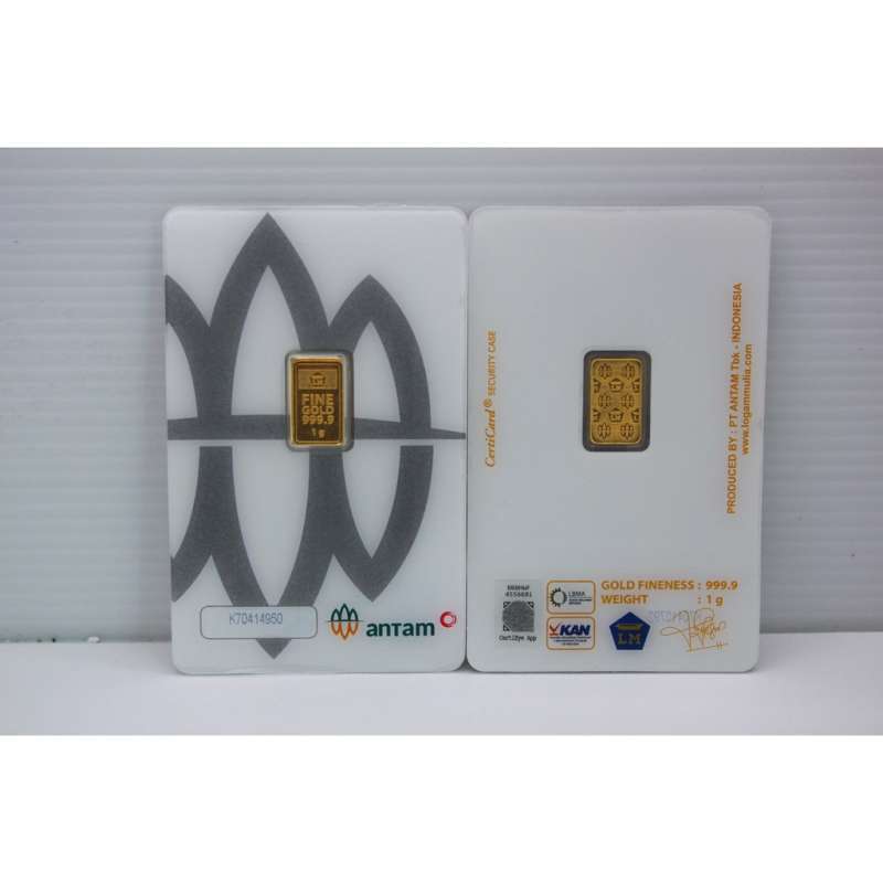 Jual Logam Mulia 1 Gram Antam New Press Terbaru Di Seller Logam Mulia ...