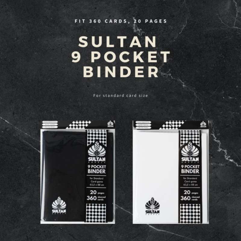 Promo Sultan 9 Pocket Binder Tempat Kartu Card Game Diskon 23% Di ...