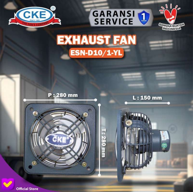 Promo Diskon Exhaust Fan Cke Standard Dbn 10 Inch Fan Rumah Toilet ...