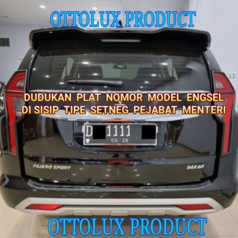 Promo Dudukan Plat Nomor Mobil Stainles Model Sliding Tipe Menteri ...