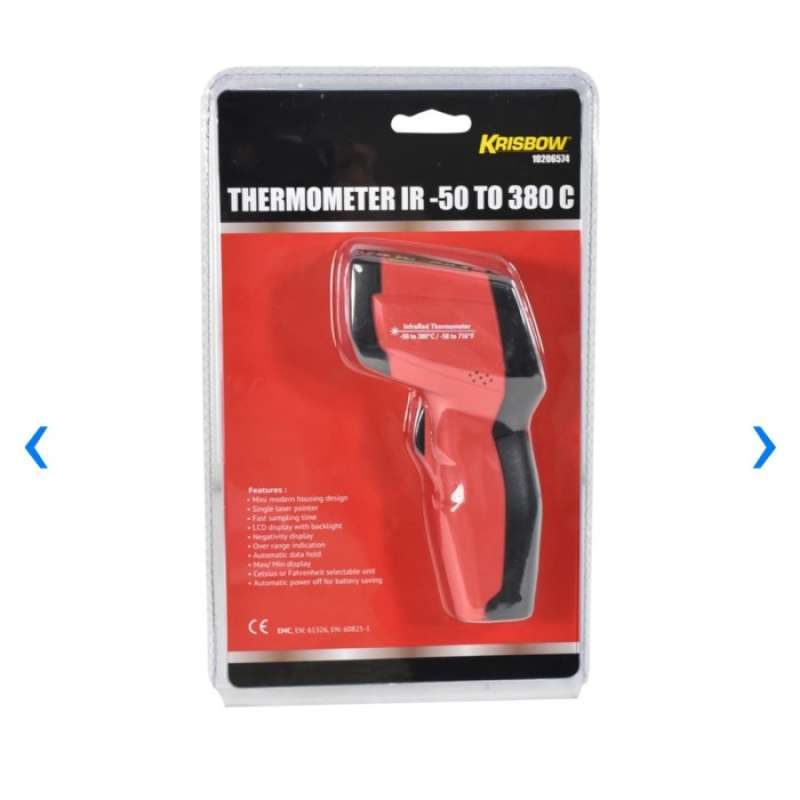 Promo Krisbow Termometer Infra Red -50-380â°c Original Diskon 23% Di ...