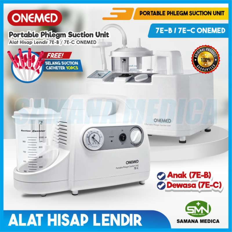 Promo Portable Phlegm Suction Unit 7e-b / 7e-c Onemed Alat Hisap Lendir ...