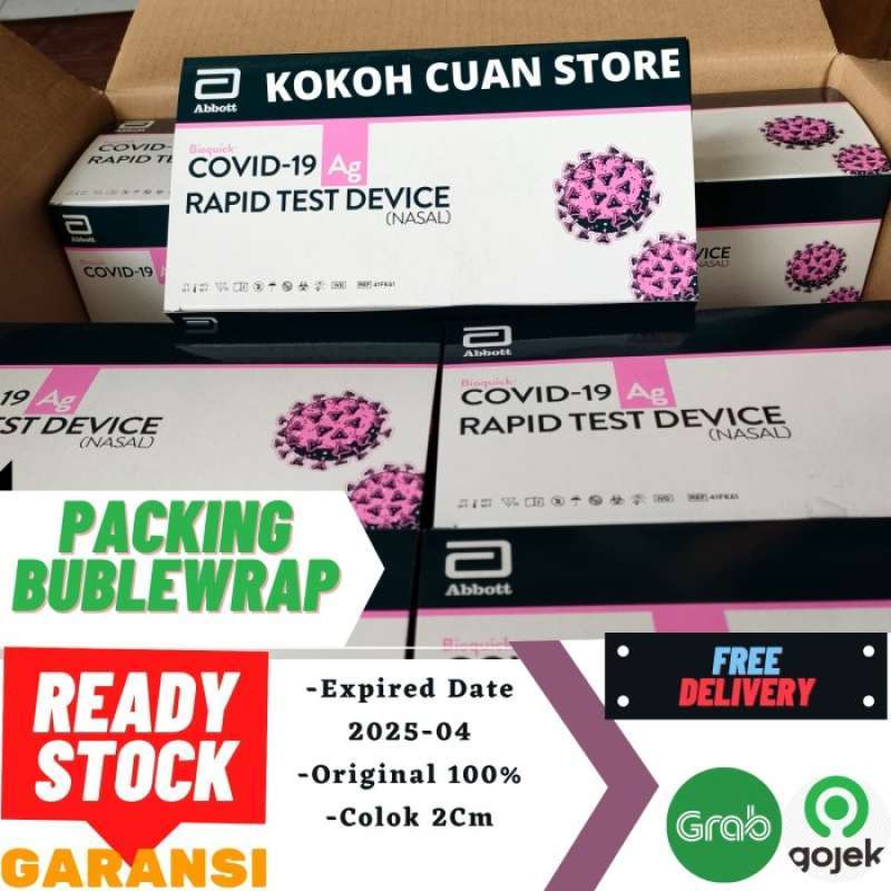 Promo Abbott Antigen Nasal Bioquick Isi 25 Pcs Diskon 23% Di Seller ...