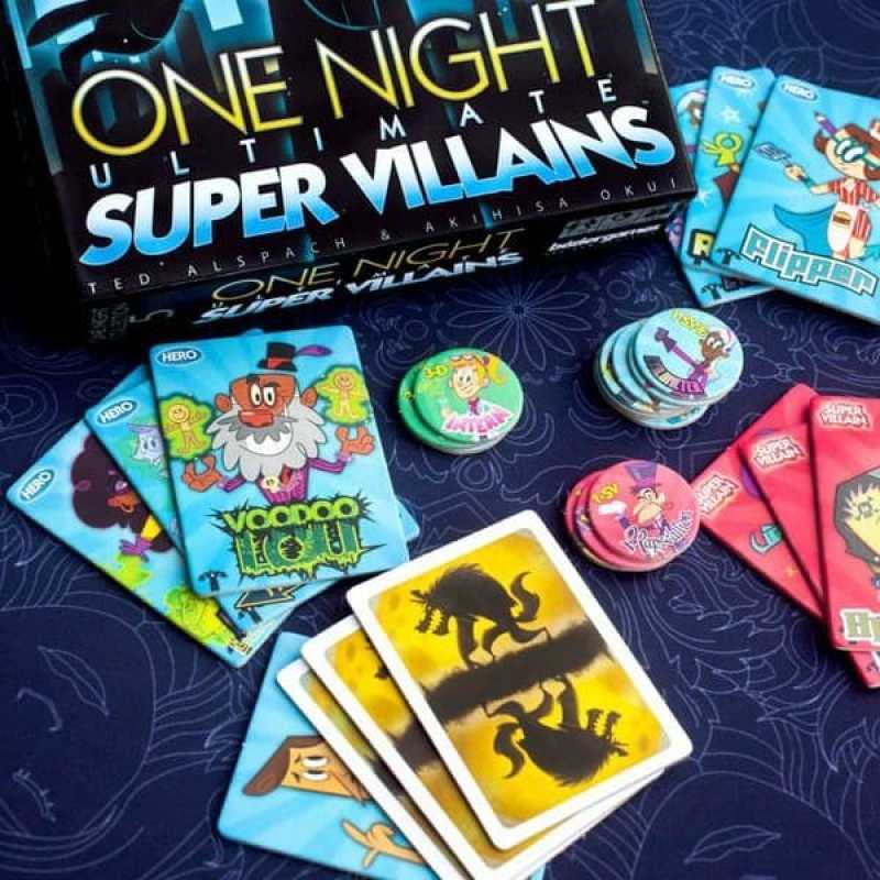 Promo One Night Ultimate Super Villains ( Original ) Board Game Diskon ...