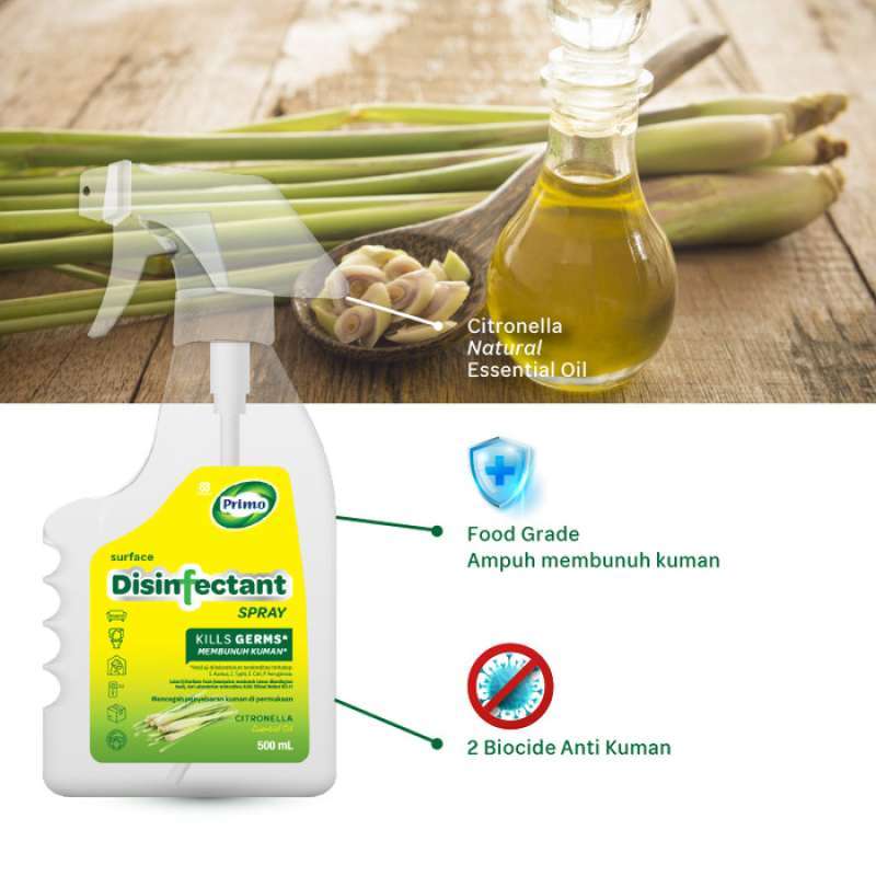 Promo Primo Disinfectant Spray 5 L Citronella Diskon 23% Di Seller Leomord Store - Kebon Kacang ...