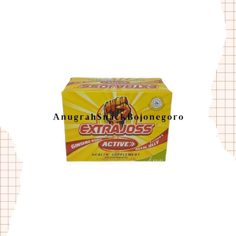 Jual Extra Joss Active Suplemen Kesehatan 4gr X 12 Di Seller ...