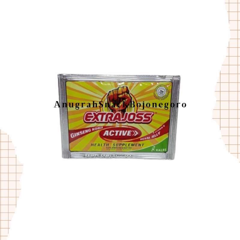 Jual Extra Joss Active Suplemen Kesehatan 4gr X 12 Di Seller ...