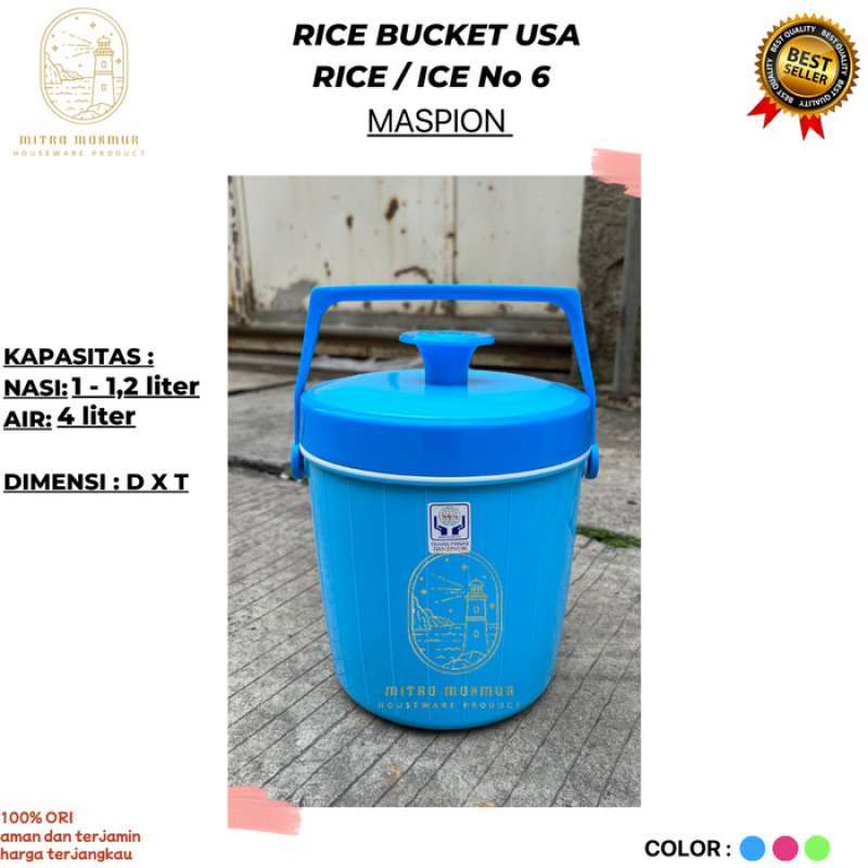 Jual Thermos Nasi Thermos Es Maspion 6 8 10 14 17 20 26 30 Liter ...