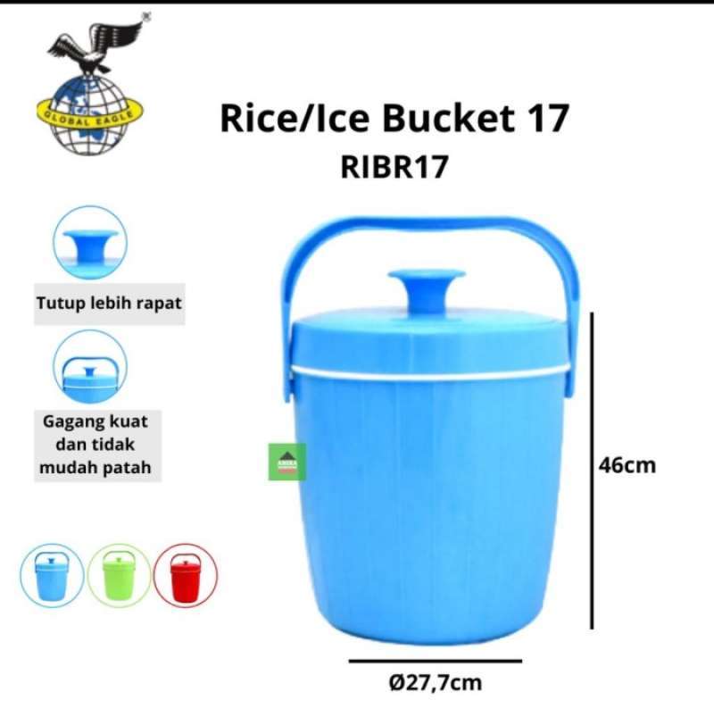 Jual Global Eagle Rice/ice Bucket Termos Es/ Nasi 6.8.10.14.17 Liter ...