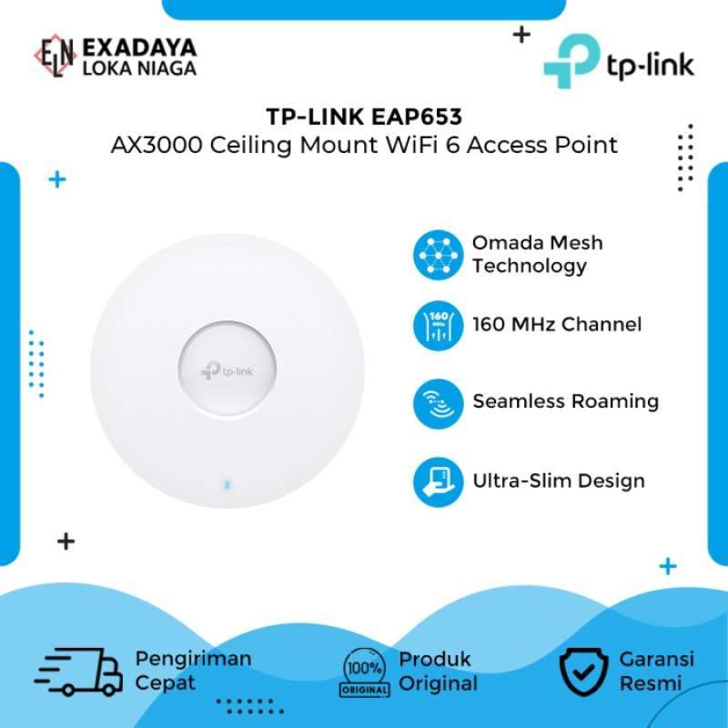Promo Eap653 Ax3000 Ceiling Mount Wifi 6 Access Point Diskon 23% Di ...