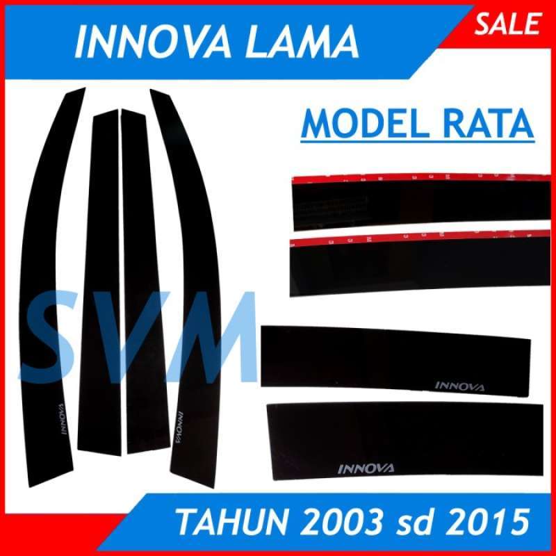 Promo Talang Air Mobil Innova Slim Model Rata 3m Acrylic - 4 Pintu ...