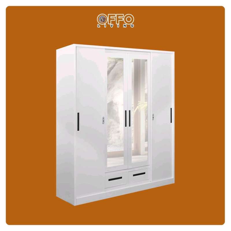 Promo Lemari Besi Sliding 4 Pintu Diskon 55% Di Seller Offo Living ...