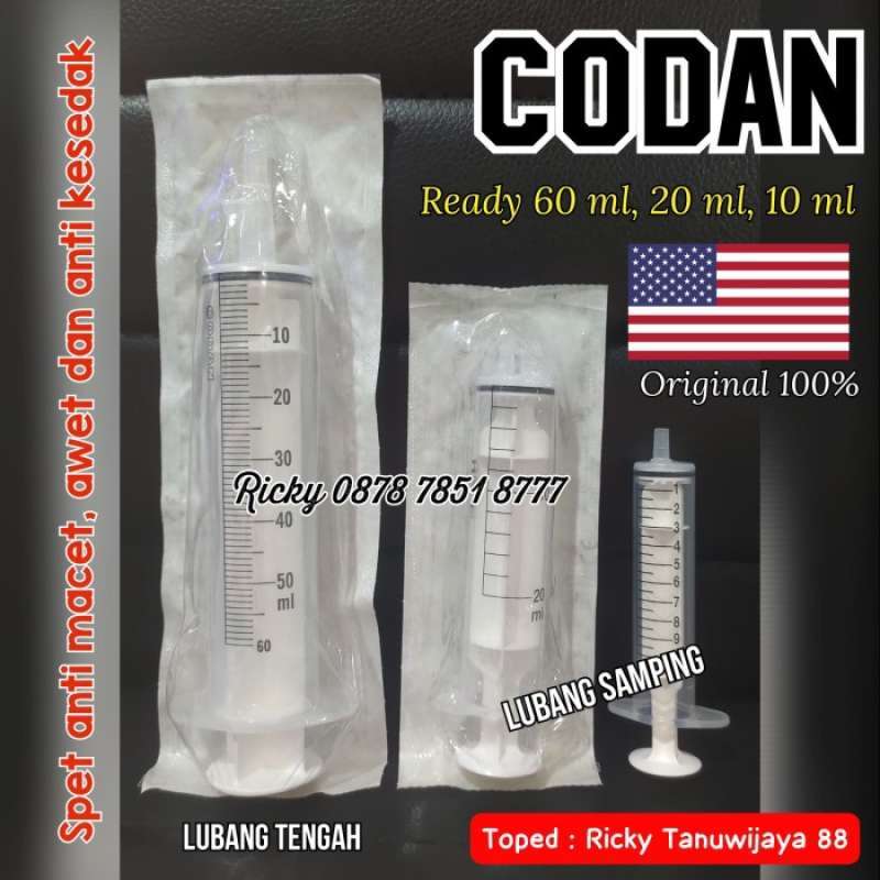 Jual Codan Spet 60ml,20ml Dan 10ml - 20ml Di Seller Regstore - Cengkareng Timur, Kota Jakarta ...