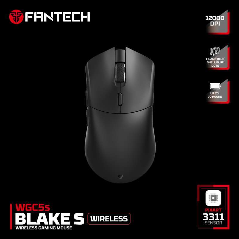 Jual Fantech Wgc5s Wgc-5s Blake S Wireless Gaming Mouse Dual Mode Wgc ...