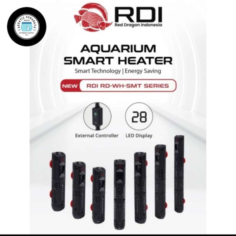 Jual Rdi Smart Heater Aquarium Digital Penghangat Air Aquarium 50/75 ...