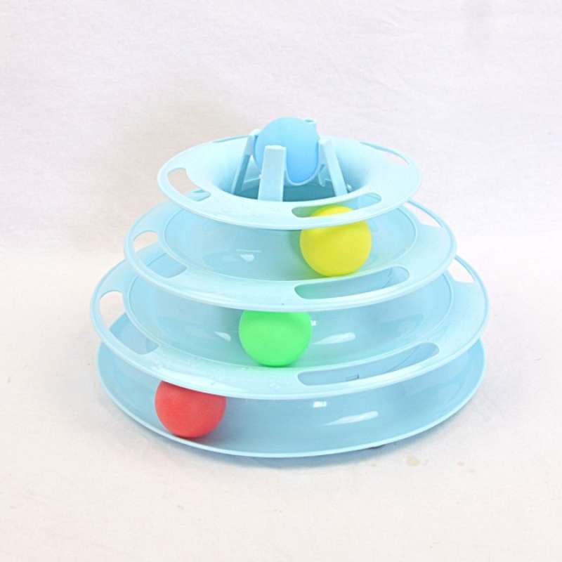 Jual Noona Mainan Kucing Tower Cat Circular Toy - Merah Muda Di Seller ...