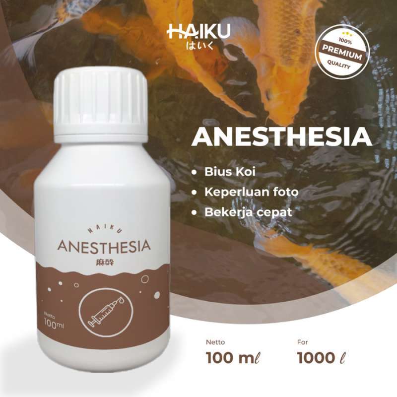 Jual Koi Anesthesia 100 Ml Bius Penenang Ikan Koi Sedation Haiku Di ...
