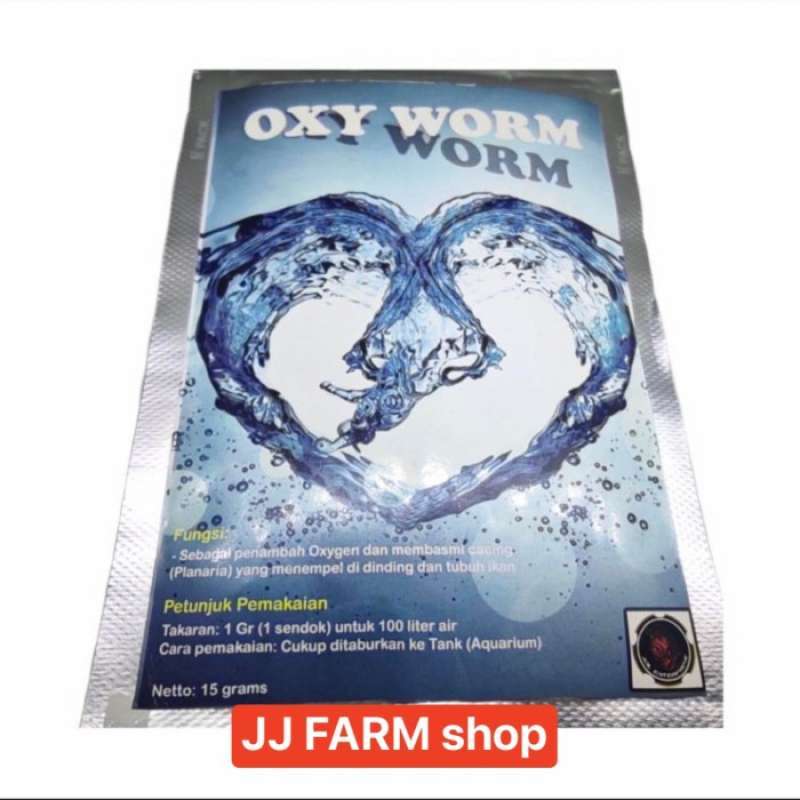 Jual Oxy Worm Obat Pembasmi Anti Parasit Cacing Planaria Aquarium ...