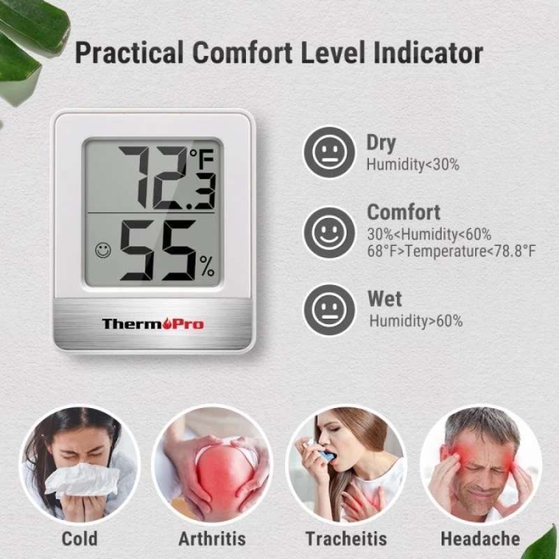 Jual Thermapro Tp-49 Thermometer Hygrometer Kandang Tortoise Kura Darat ...