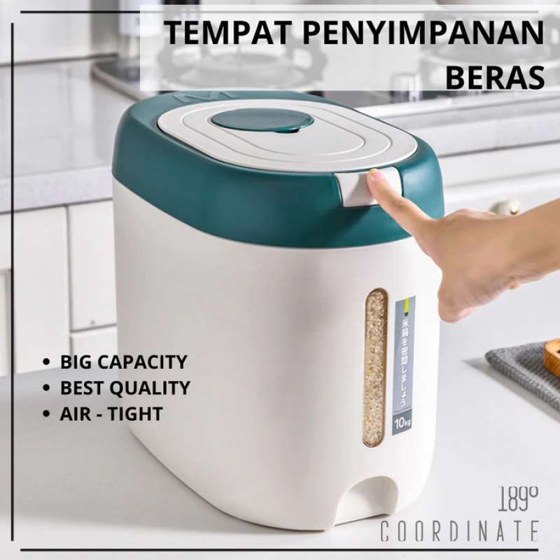Promo Tempat Beras 5kg Rice Box Promo Anti Kutu Wadah Penyimpanan ...