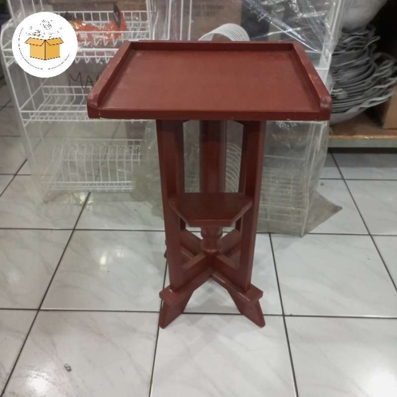 Jual Meja/rak/kaki Untuk Dispenser/guci Keramik/galon/kompor Bahan Kayu ...