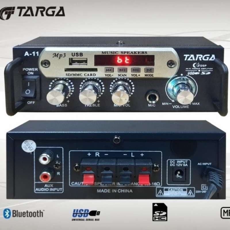 Promo Amplifier Karaoke Mini Karaoke Bluetooth Usb Amplifier Targa Mini ...