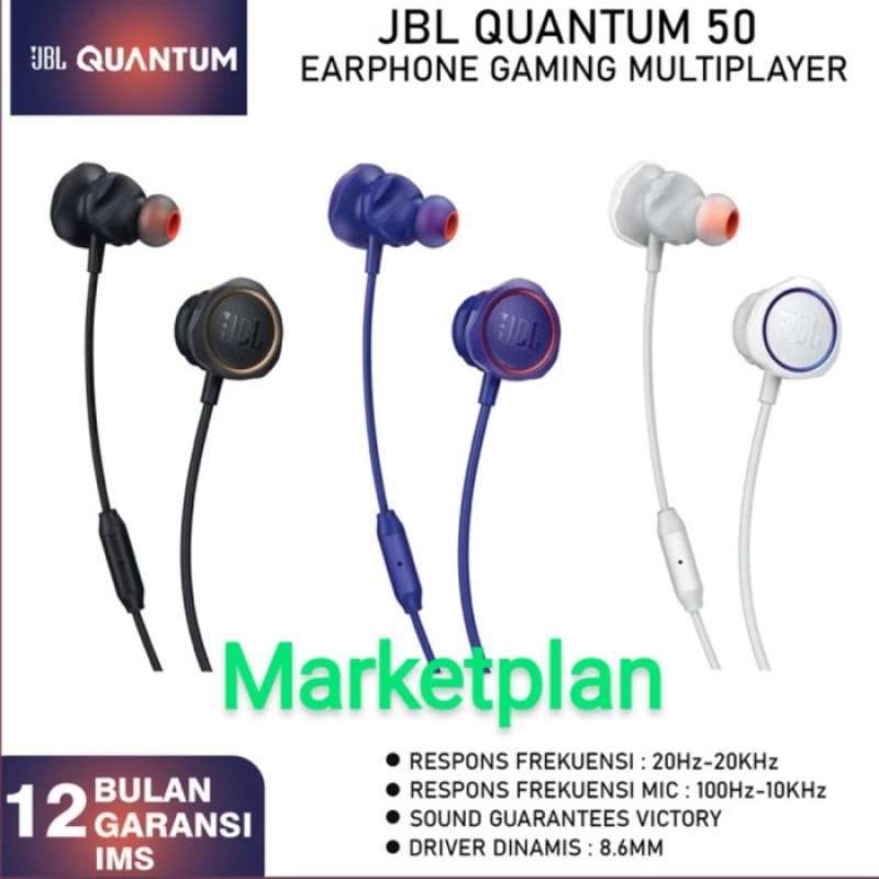 Promo Jbl Quantum 50 Earphone Handset Garmin Original Garansi Resmi Diskon 23% Di Seller Ryoma ...