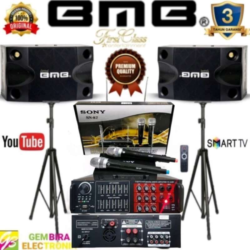 Promo Paket Karaoke Bluetooth Bmb Speaker 8 Inch Sound System Original ...