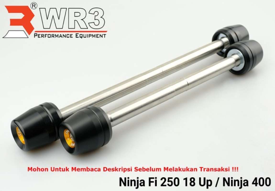 Promo Axle Slider / As Roda Wr3 New Ninja 250 Fi 2018 Up /ninja 400 New ...