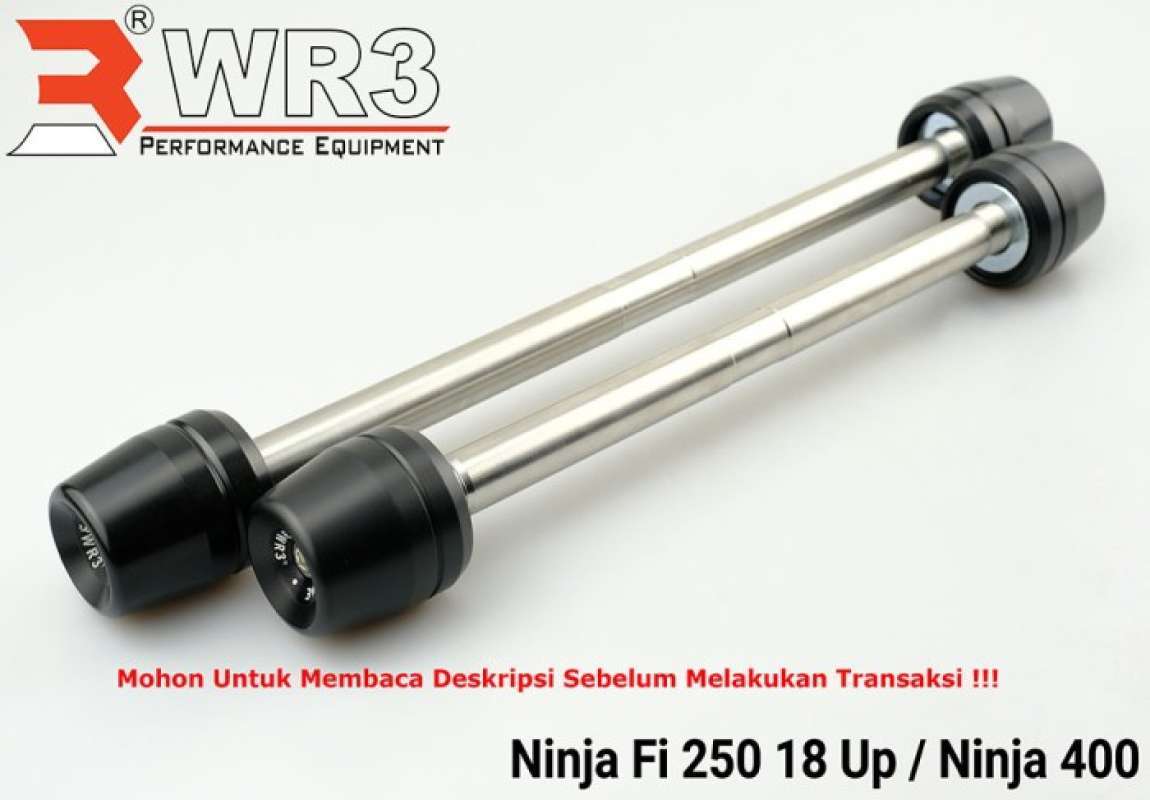 Promo Axle Slider / As Roda Wr3 New Ninja 250 Fi 2018 Up /ninja 400 New ...