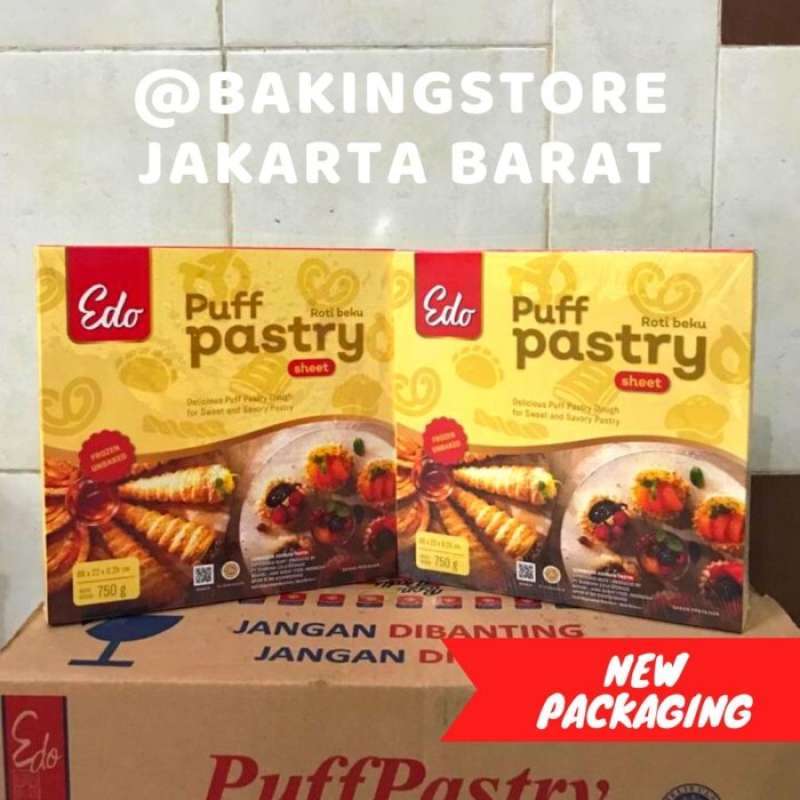 Promo Puff Pastry Sheet Edo - Lembaran Adonan Pastri Diskon 23% Di ...