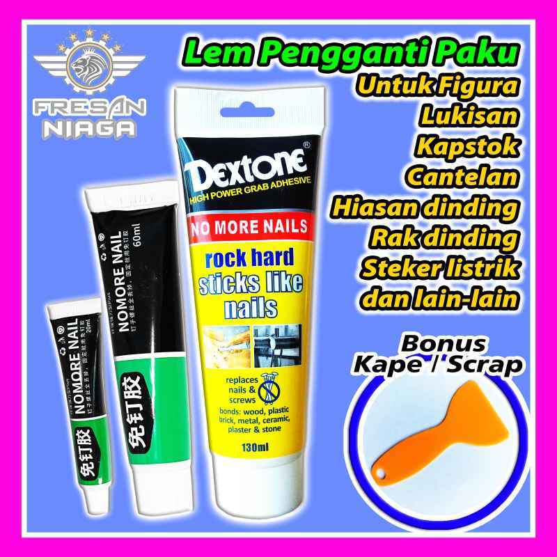 Promo Lem Pengganti Paku Nomore Nail Pajangan Tembok Hiasan Dinding ...