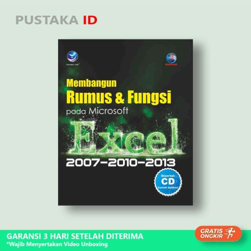Promo Buku Membangun Rumus Dan Fungsi Pada Microsoft Excel 2007-2010-2013+cd Diskon 23% Di ...