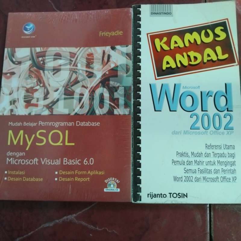 Promo Buku Komputer-pemrograman Mysql/harga Paket 2 Buku. Diskon 23% Di ...